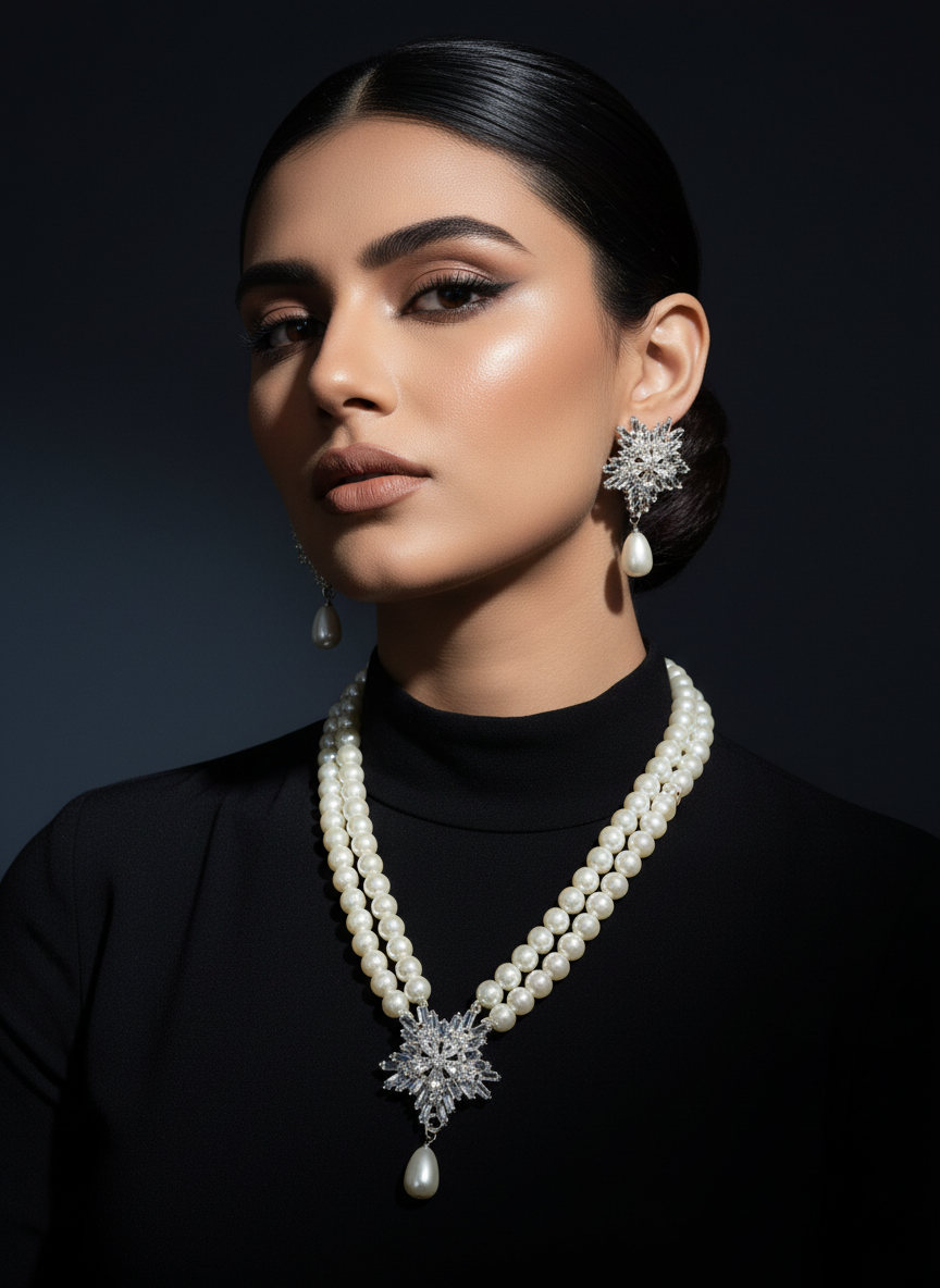 Stellar Pearl Set – Ayra Jewellers